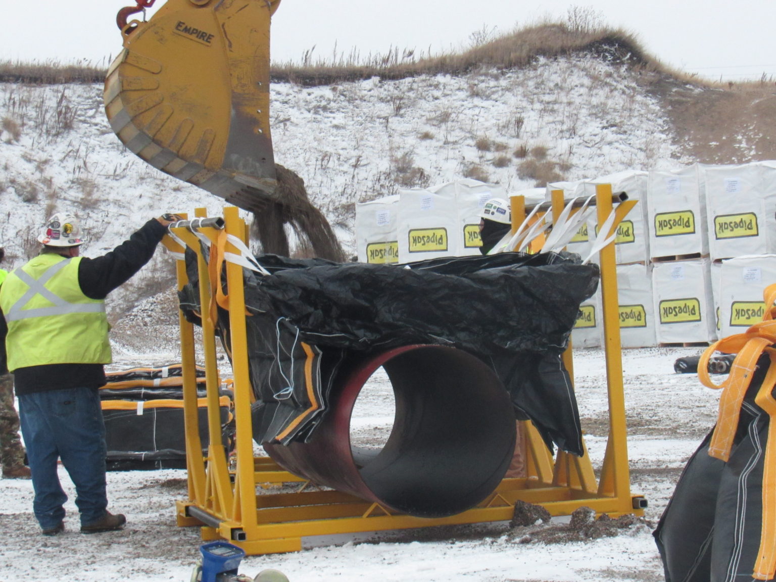PipeSak® Filling Services Speeds up Lake Ralph Hall Project